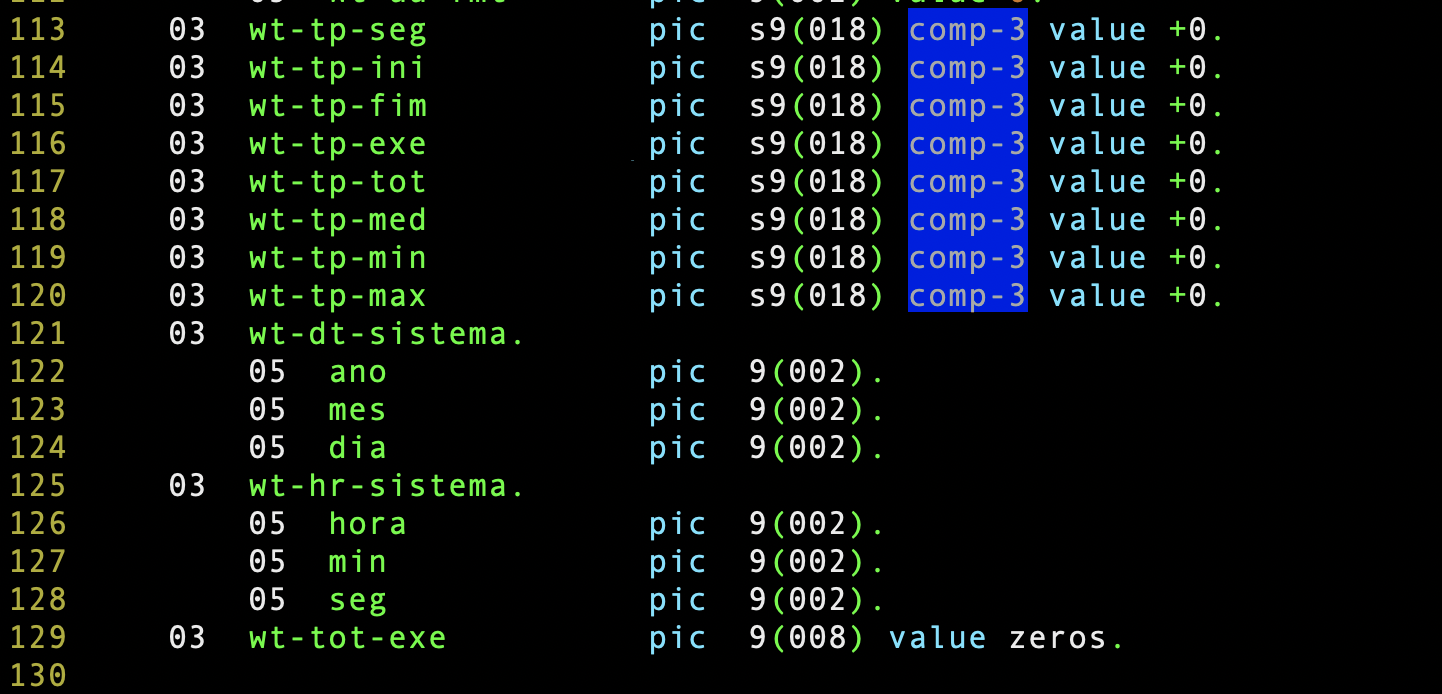 Os famosos campos COMP-3 - GotoCobol
